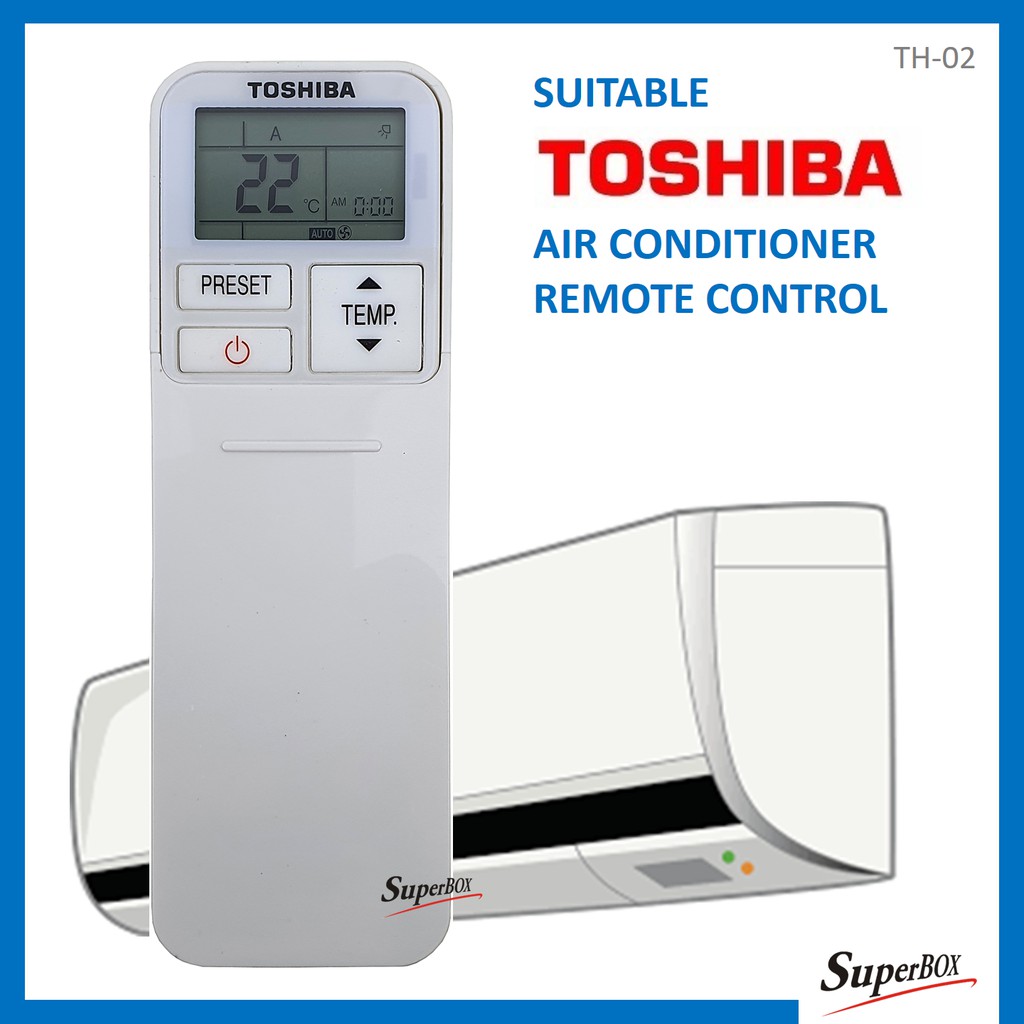 Toshiba Replacement For Toshiba Air Cond Aircond Air Conditioner Remote ...