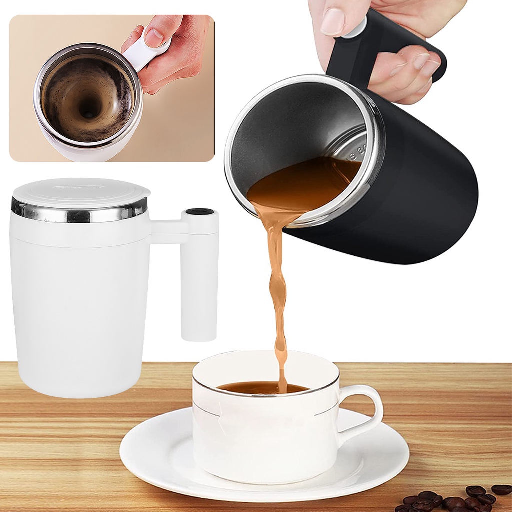 380ml Self Stirring Mug Rechargeable Auto Magnetic Coffee Mug with Stir ...