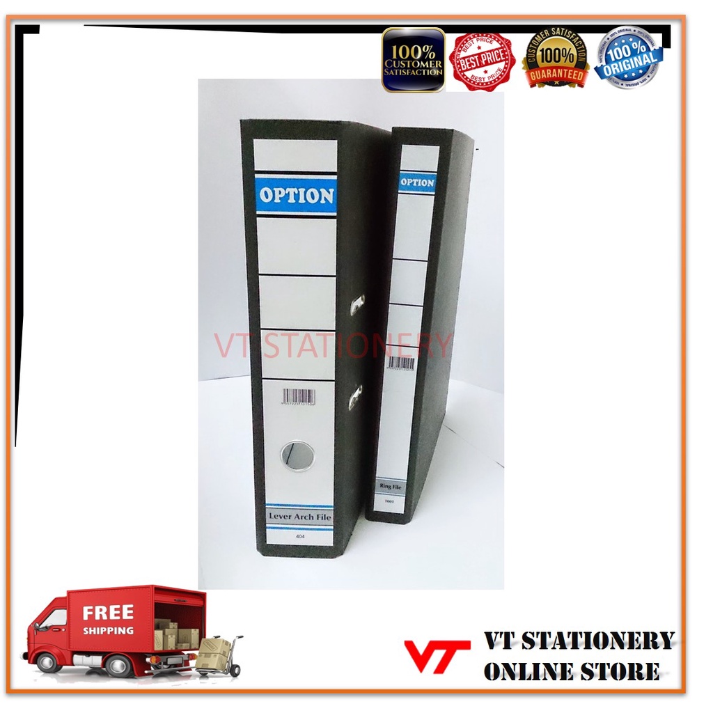 OPTION Lever Arch File 2 / 3 Inch (50mm / 75mm) | Shopee Malaysia