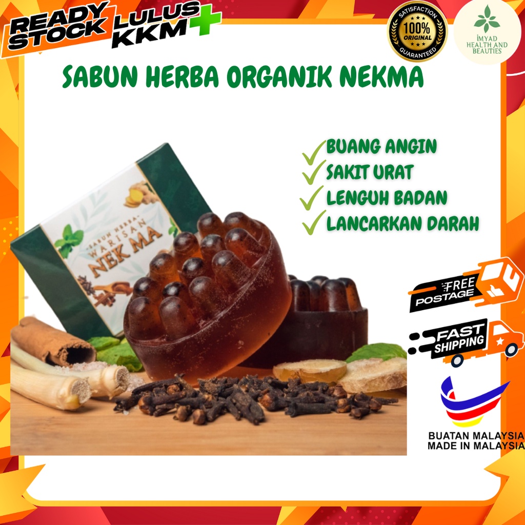 🔥ORIGINAL SABUN NEKMA UNTUK BUANG ANGIN SAKIT URAT LANCARKAN DARAH ...