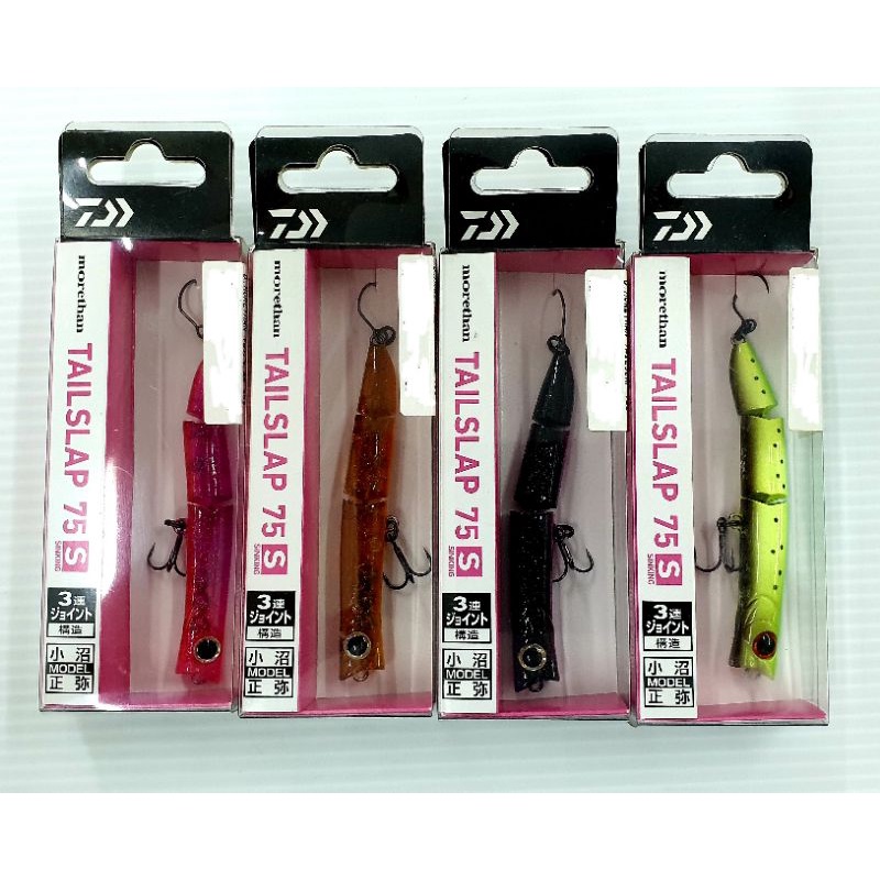 DAIWA MORETHAN TAIL SLAP 75S SINKING JOINTED MINNOW LURES # CASTING ...
