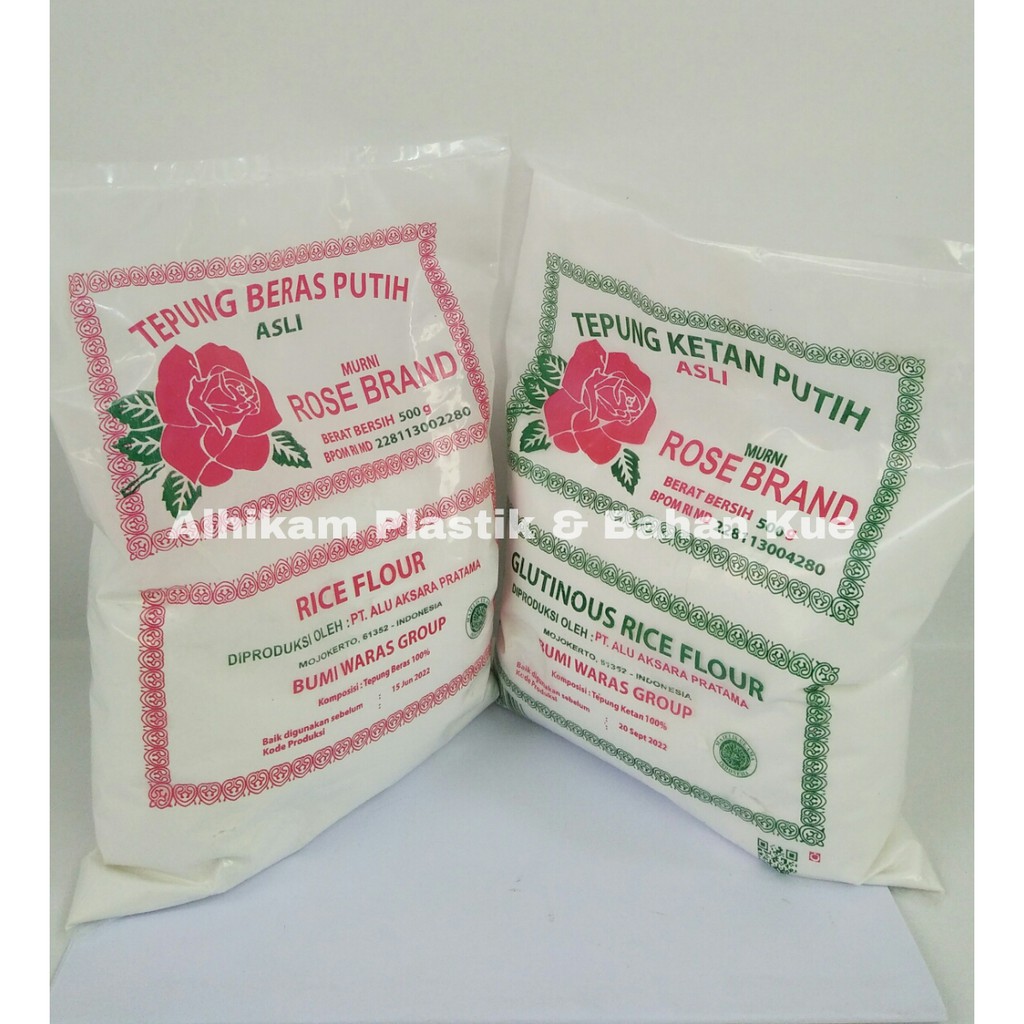 Rose Brand Rice Flour/Rose Brand Glutinous Flour 500gr | Shopee Malaysia