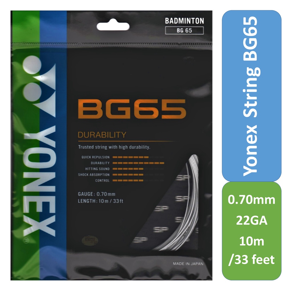 Yonex String Bg65 (100%Original) | Shopee Malaysia