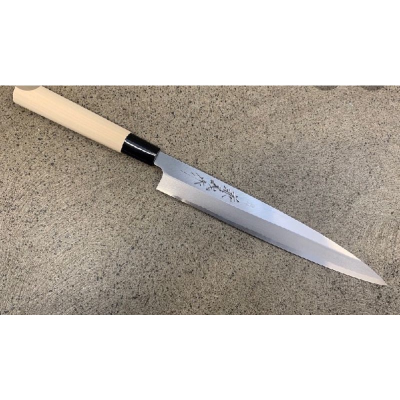 Yaxell Kaneyoshi yanagiba forged blade sashimi slicer kitchen knife ...