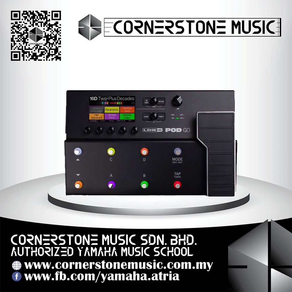 Line 6 Guitar Effect Processor Pedal POD-GO *Ready Stock* ( PODGO / POD ...