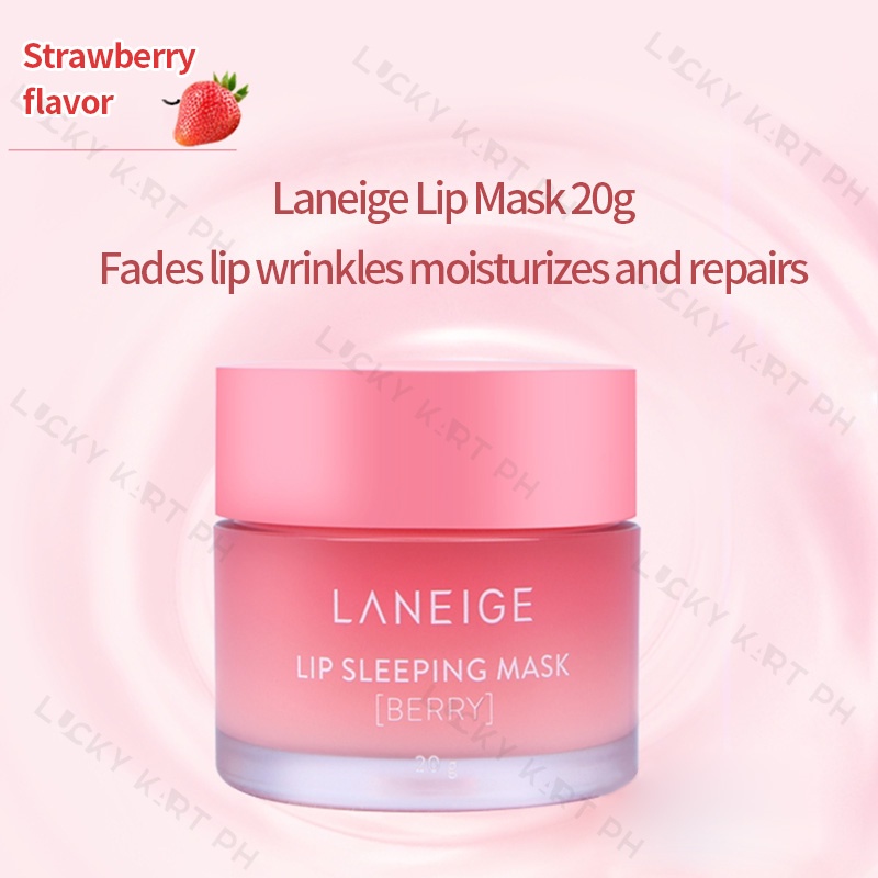 Laneige (20g) Lip Sleeping Mask Berrry/Removal of dead skin on lips ...