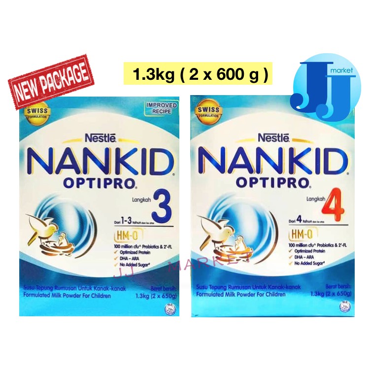 NESTLE NANKID OPTIPRO S3/4 HM-0 (1.3KG )EXP NOV21-MAR22 | Shopee Malaysia