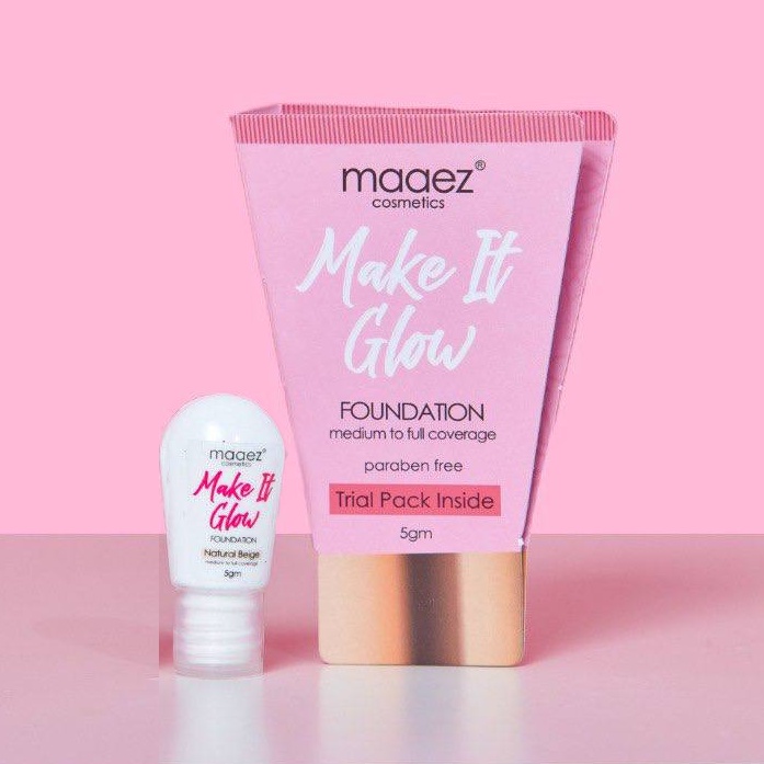 Maaez Foundation Make It Glow by Maaez Cosmetics | Shopee Malaysia