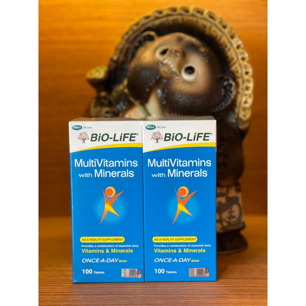 BIO-LIFE MULTIVITAMINS WITH MINERALS 100 X 2 TABLETS | Shopee Malaysia