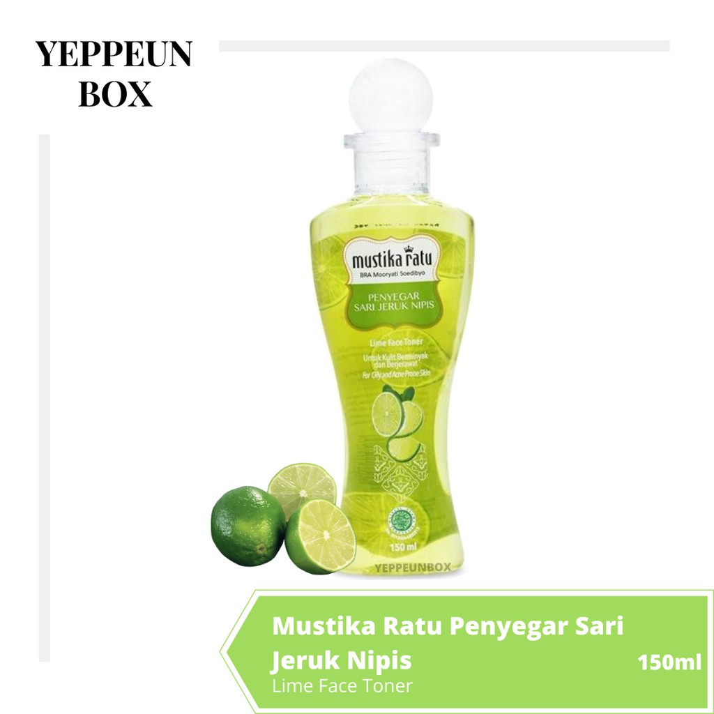 MUSTIKA RATU PENYEGAR SARI JERUK NIPIS FOR OILY & ACNE SKIN 150ml ...