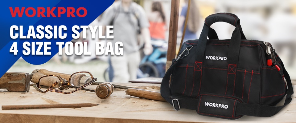 WORKPRO 18 Inches Tool Bag Large Bags for Tools Hardware ...