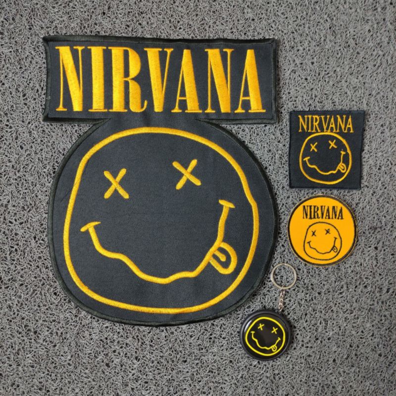 Nirvana Embroidery Patch/Backpatch Ganci And Nirvana Patch | Shopee Malaysia