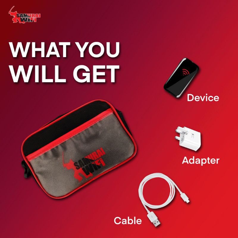 (WEEKLY RENT) Samurai WiFi - Portable Pocket WiFi Unlimited Broadband ...