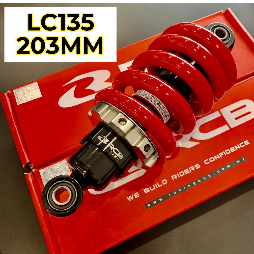 🔥 READY STOCK 🔥 RACING BOY MONOSHOCK (RED) M2 LINE - LC135 203MM MOTOR ...