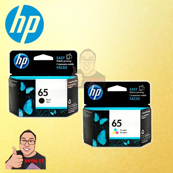 [ORIGINAL] Genuine HP 65 Black / HP 65 Color Ink Cartridge HP65 SYOK IT ...