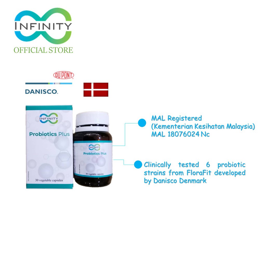 Infinity Probiotic Plus (30 vegetable capsules)[Halal, Imported ...