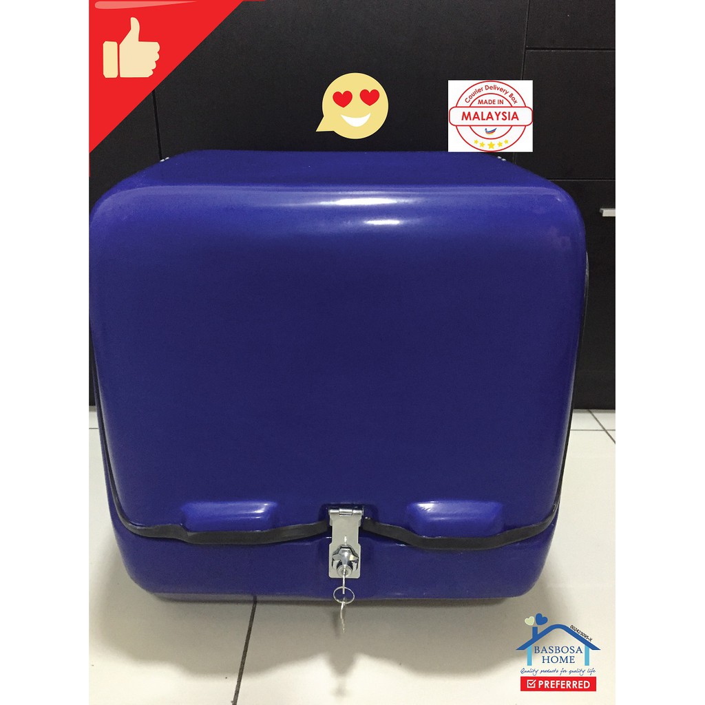 [READY STOCK] FRP Courier Delivery Box - Navy Blue | Shopee Malaysia