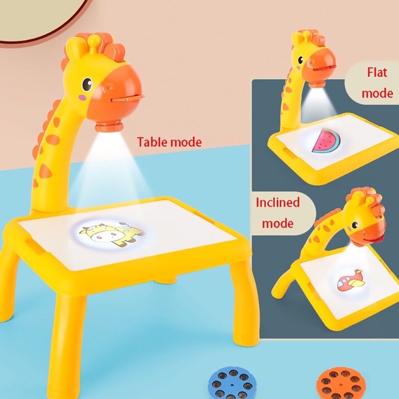 Kids Musical Projector Drawing Table (38CM x 30CM) Baby Art Learning Painting Toys Coloring Art ...