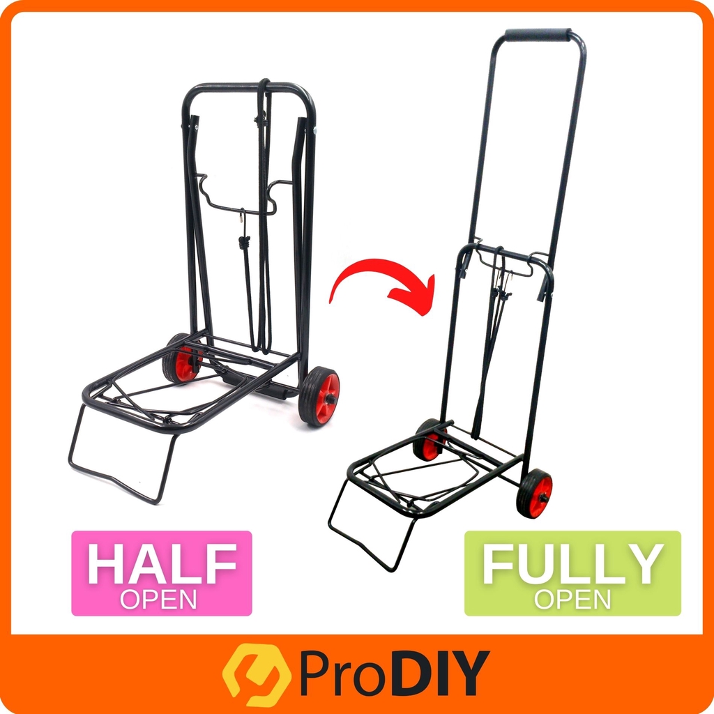 Mini Multi-Functional Foldable Trolley Shopping Cart Folding Metal ...