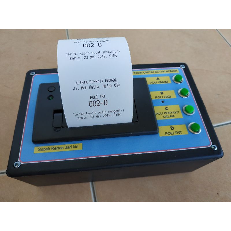 MESIN Custom Queue Queue Queue Machine Number printer | Shopee Malaysia