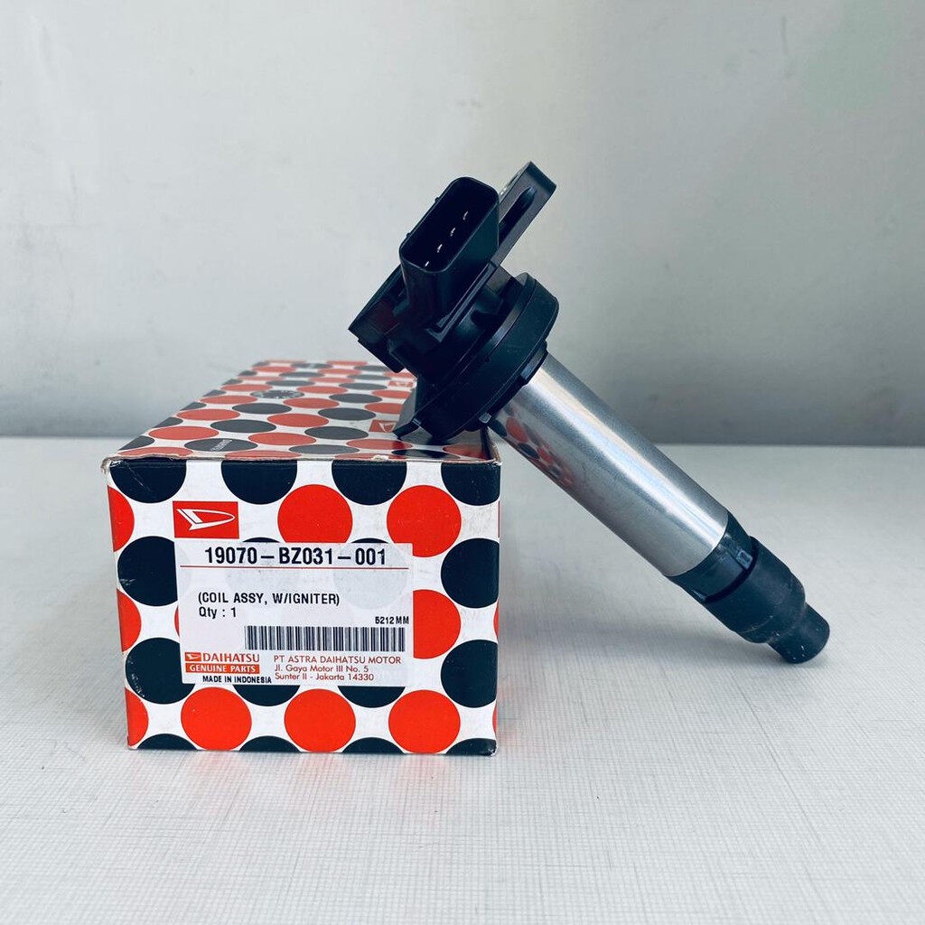 IGNITION COIL PLUG (MYVI 1.3|1.5, ALZA 1.5)(DAIHAITSU)(19070-BZ031-001 ...