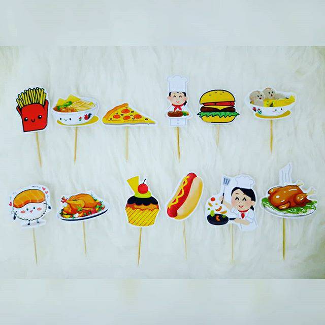 Cooking topper Snack topper Cuisine topper Pudding topper Chef topper ...