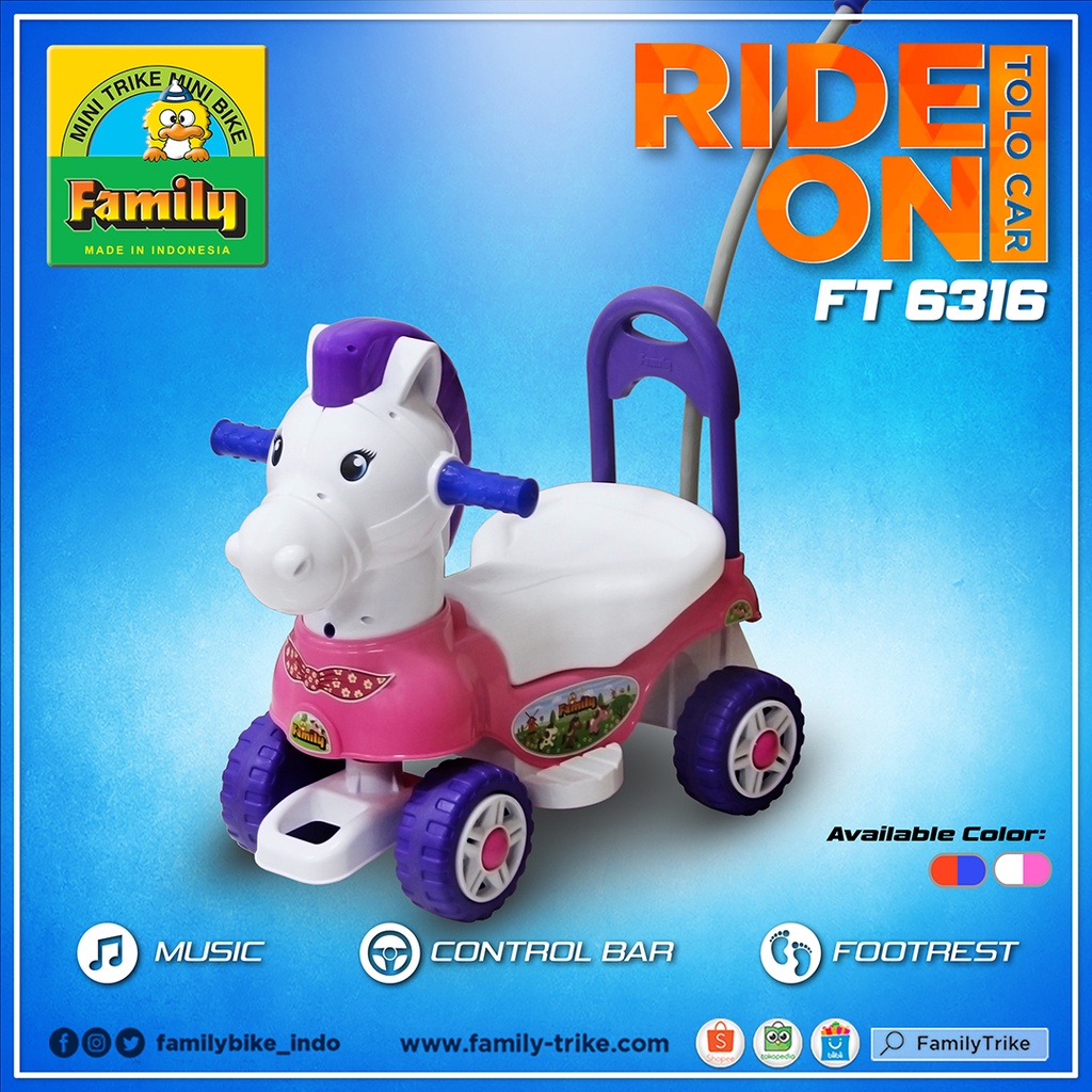 Tolo Car / Family Children's Push-Push Bike 6316 | Shopee Malaysia