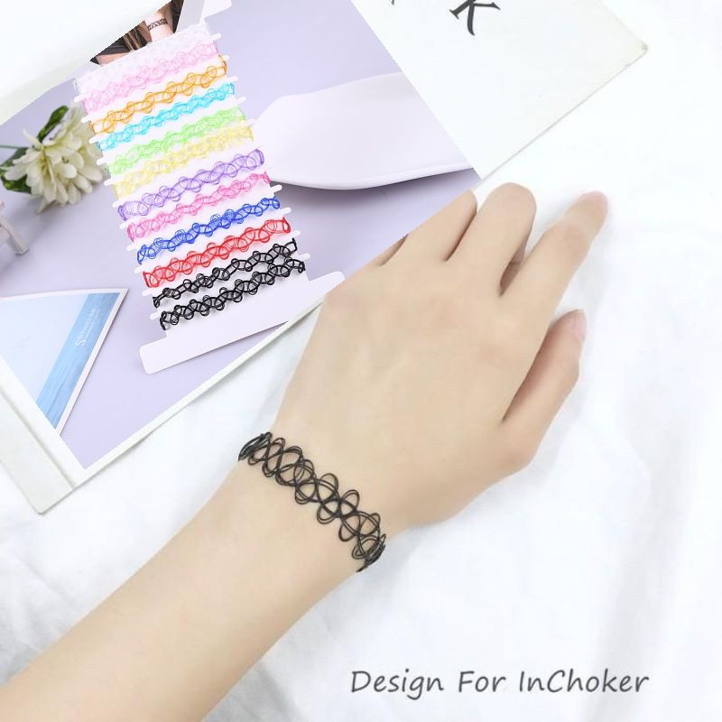 READY STOCK Tattoo Choker Anklet ~ Bracelet / Rantai Kaki ~ Tangan ...