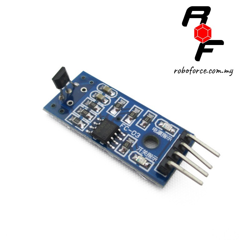 Hall Effect Sensor for Arduino/Raspberry Pi/ ARM/ 8051 Microcontrollers ...