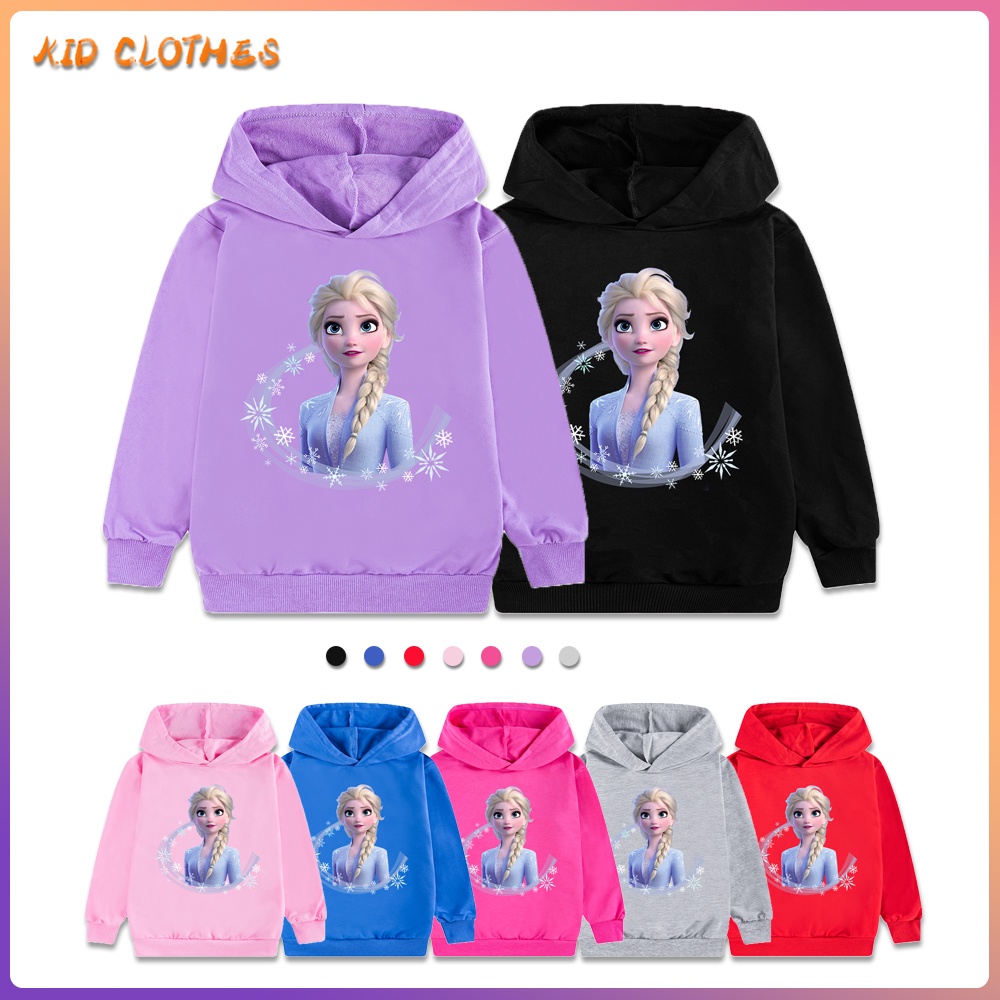 3-15 Years Frozen Kids Cartoon Hoodies Children 's Long Sleeve Clothes ...
