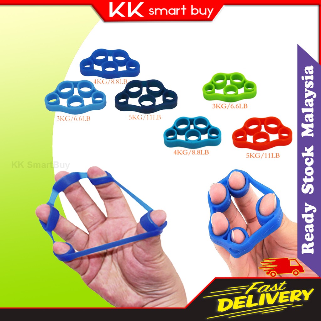 (Ready Stock) Silicone Finger Strengthener Strength Training Hand ...