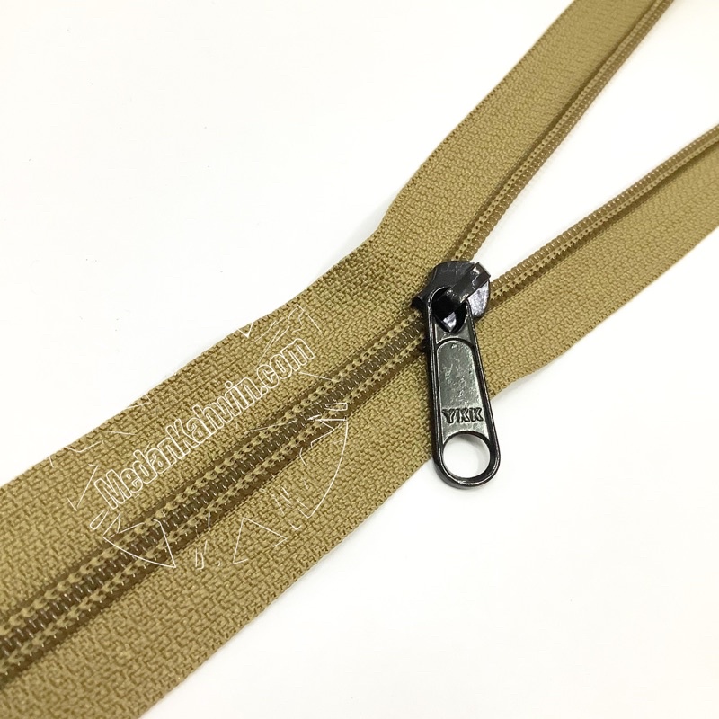#BJ202005 (meter) Zip Potong YKK Nylon Saiz #5 YKK Zipper dgn Kepala ...