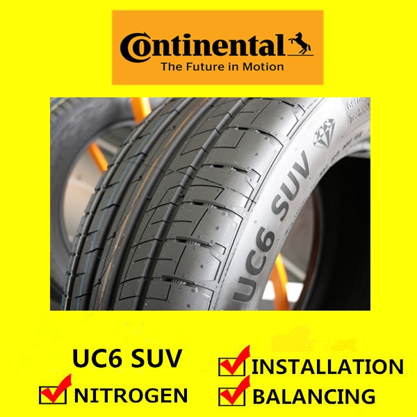Continental UC6 SUV tyre tayar tire (with installation) 235/55R19 225/55R19 235/50R19 | Shopee ...