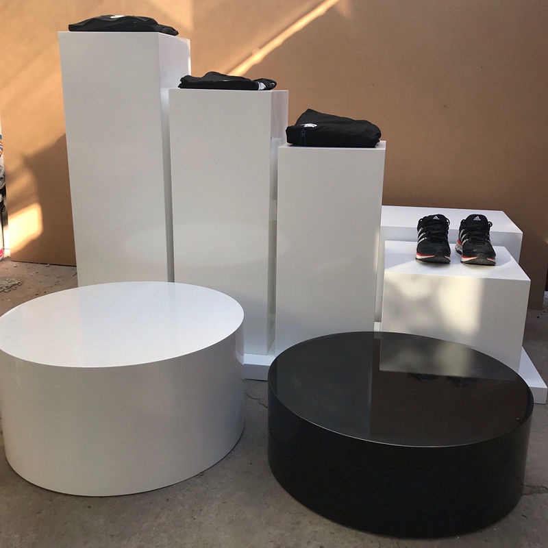 Clothing Store Display Stand round Fitting Platform Live Broadcast ...