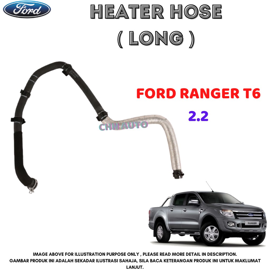 FORD RANGER T6 ( 2.2 ) GENUINE HEATER HOSE [ LONG ] | Shopee Malaysia