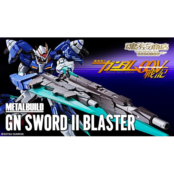 Bandai Metal Build - 00 Gundam Seven Sword + GN Sword II Blaster - 1/ ...