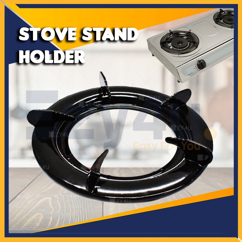 [STAINED] High Quality Gas Stove Stand Holder Pelapis Tunku Hitam Dapur ...