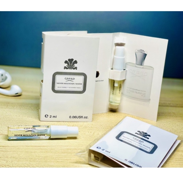 Creed Silver Mountain Water 2ml Vial Fragrance Perfume Sample | Shopee ...