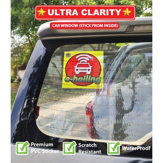 E-hailing Car Sticker, E-hailing Sticker, Windscreen E-hailing Sticker ...