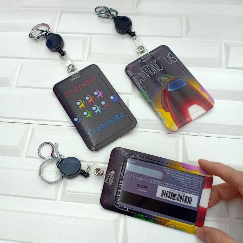 *Ready stock*Among Us Hard Card holder student bus card school card ...