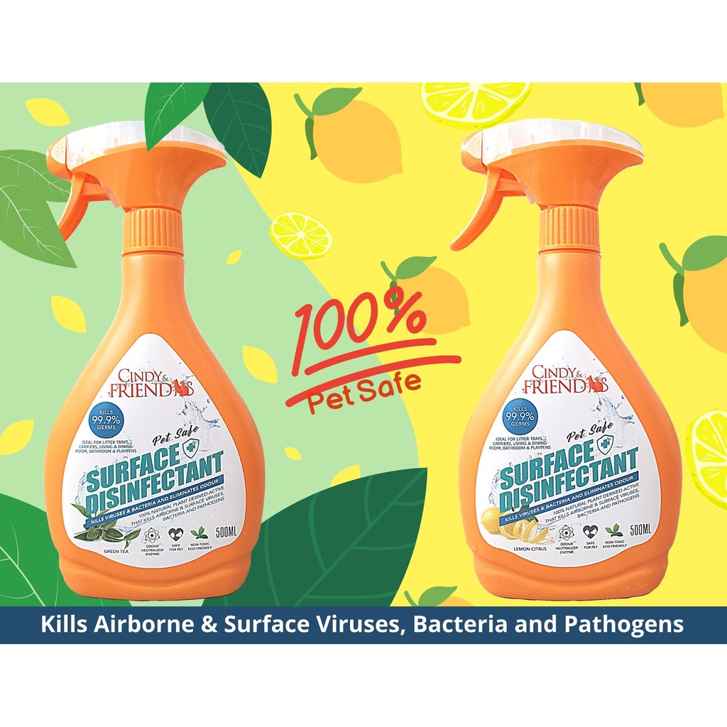 Cindy and Friends Pet Safe Surface Disinfectant 500ML | Shopee Malaysia