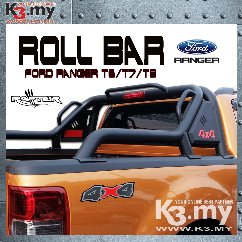 Ford Ranger T6/T7/T8 Metal 744 Roll Bar 4x4 Roll Bar | Shopee Malaysia
