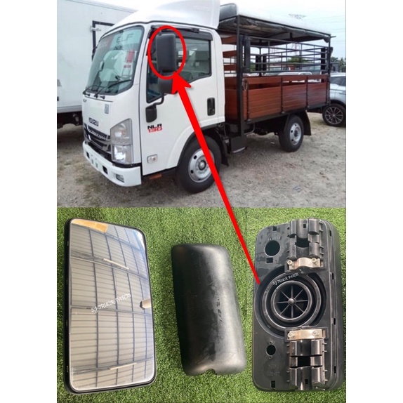 DOOR SIDE MIRROR ABS USE FOR LORRY ISUZU NPR PRO NQR NLR ELF FVR FRR ...