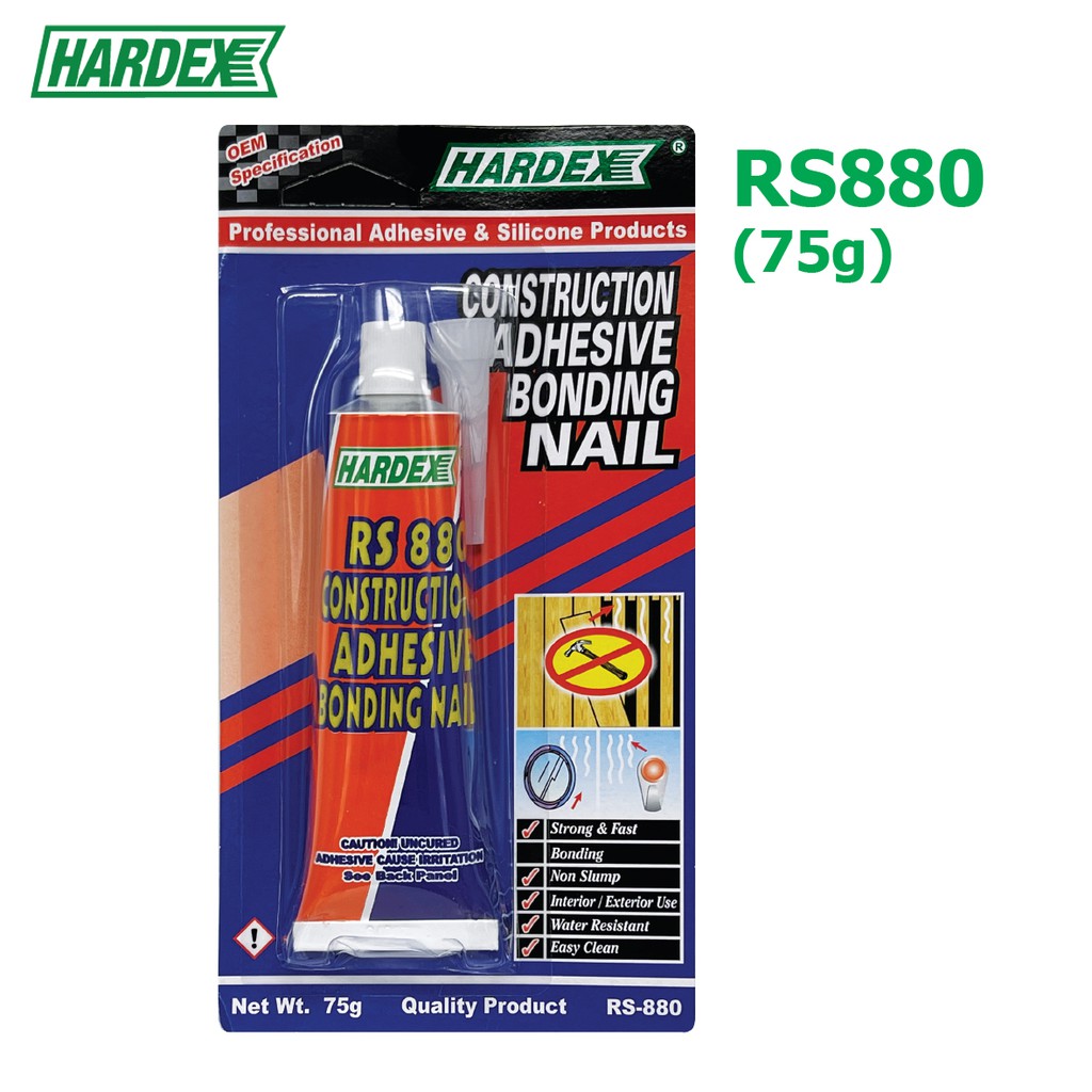 HARDEX - CONSTRUCTION ADHESIVE BONDING NAIL *RS800 (320 G) * RS 880 ...