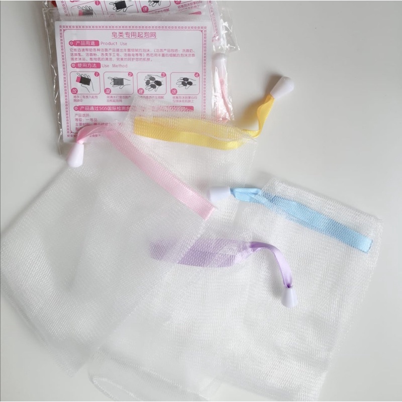 Soap Net/ Soap Net Bag/ Handmade Soap Net | Shopee Malaysia