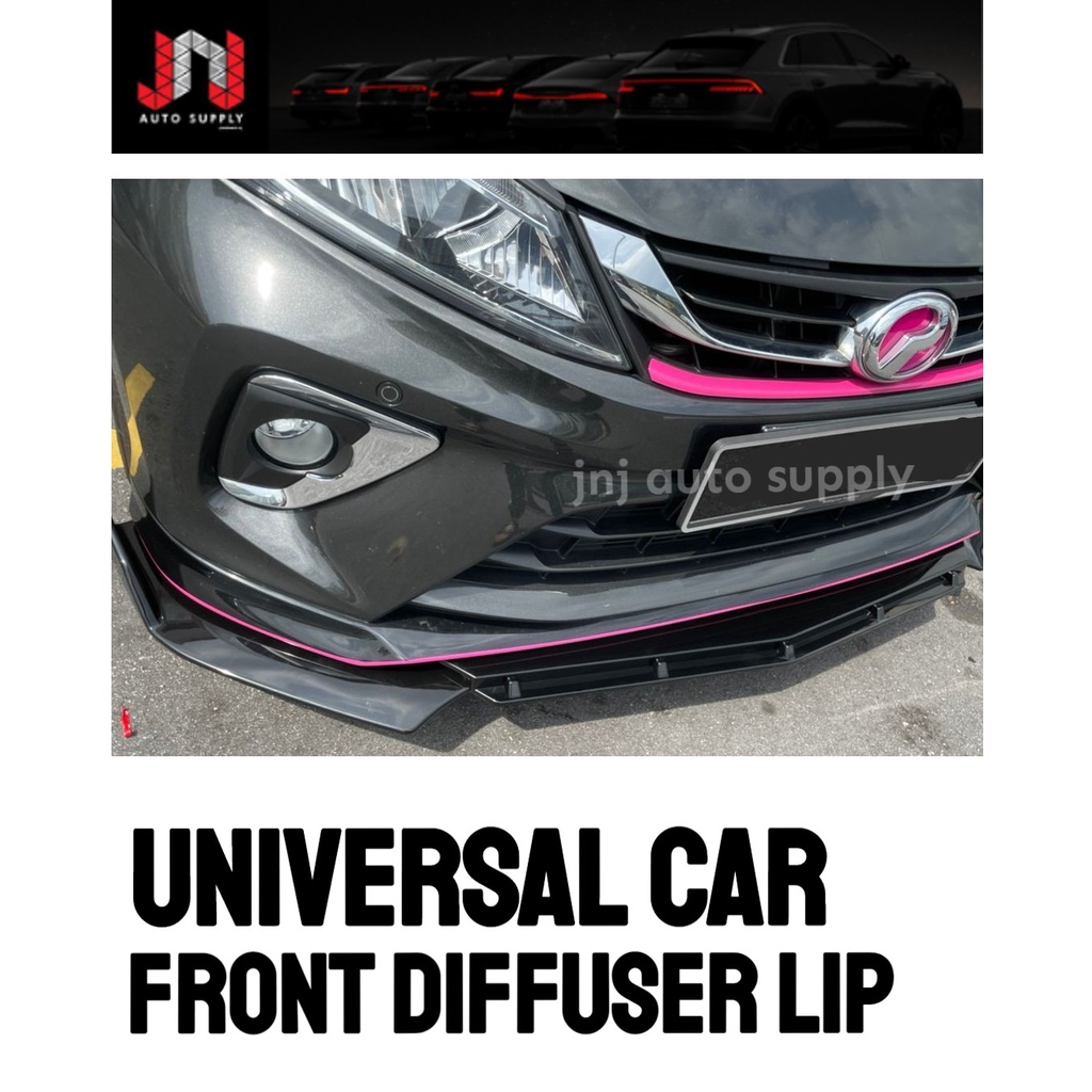 Universal front bumper diffuser difusser lip | Shopee Malaysia