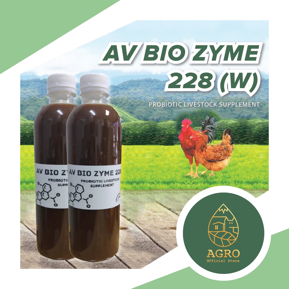 AV BIO ZYME 228(W) PROBIOTIC LIVESTOCK SUPPLEMENT For Veterinary Use ...
