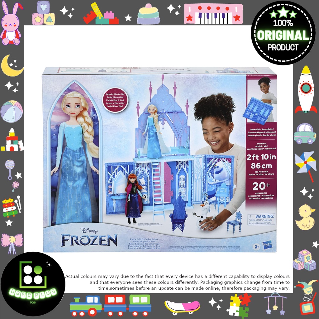 Hasbro Disneys Frozen Elsas Fold And Go Ice Palace Castle Playset