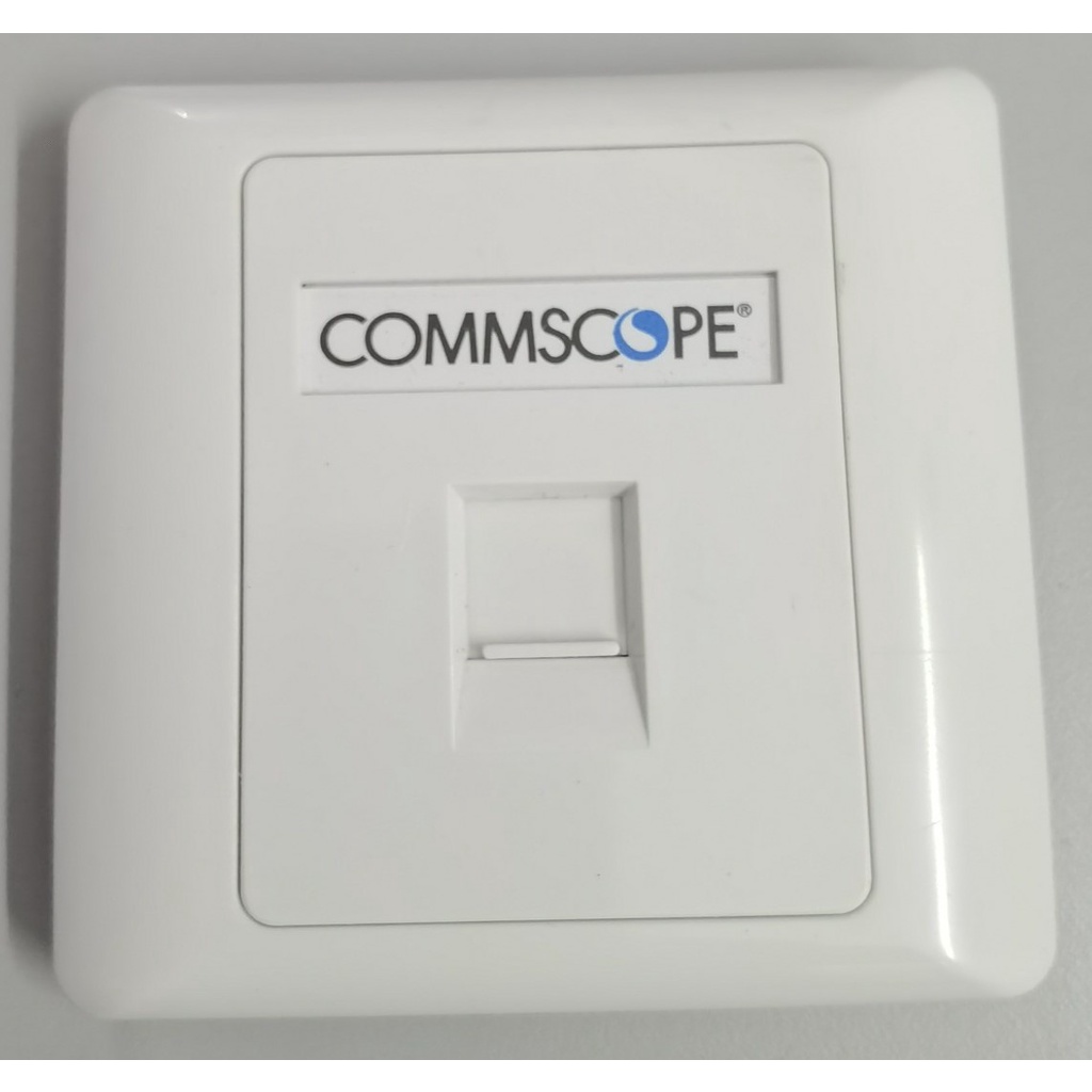 Commscope AMP® Flat Faceplate (1Port ) *🔥Suitable for Commscope ...
