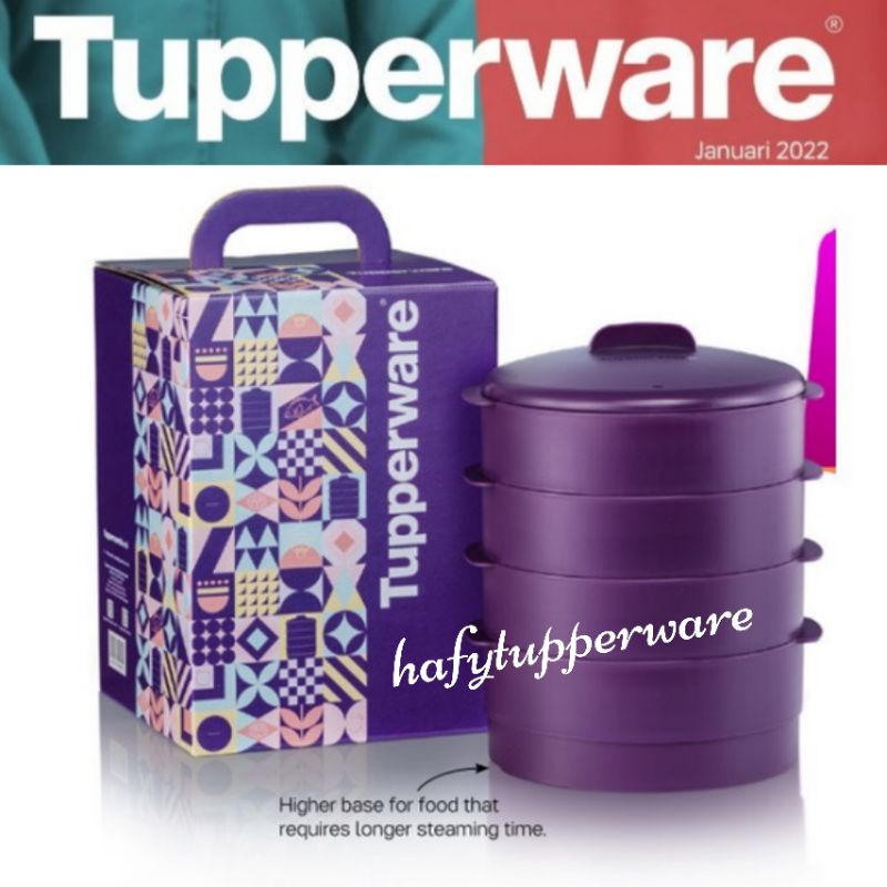 🔥TOP SALE🔥Steam It Tupperware Steam It (Purple/Red) | Shopee Malaysia